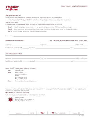 Flagstar 1098 - Fill Online, Printable, Fillable, Blank | pdfFiller