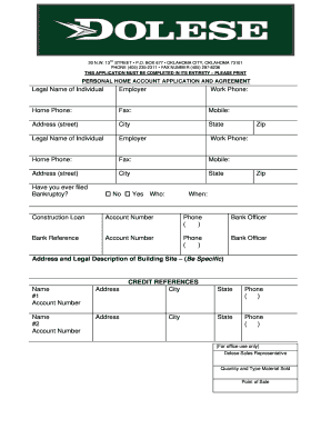 Fillable Online CREDIT APPLICATION FOR RESIDENTIAL.pdf Fax Email Print ...