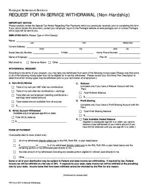 Fillable Online 507 In-Service Withdrawal 1210 Fax Email Print - pdfFiller