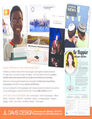 Fillable Online ads annual reports direct mail packages eBlasts Fax ...