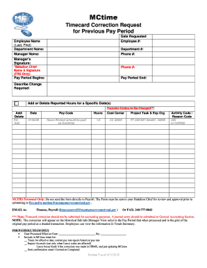 Fillable Online 2016 Timecard Request Form(updated Apr21) Fax Email ...
