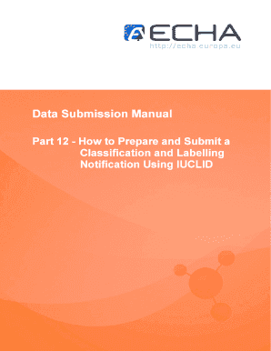 Fillable Online Data Submission Manual. Part 12 - How to Prepare and ...