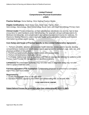 Fillable Online Comprehensive Physical Examination Fax Email Print ...