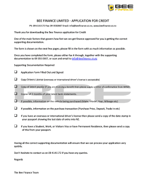 Bee Finance - Fill Online, Printable, Fillable, Blank | pdfFiller