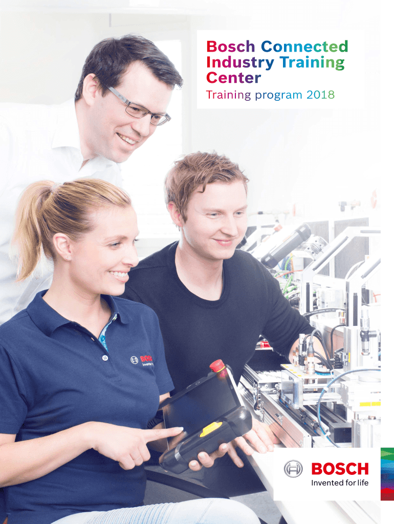 Fillable Online Bosch Connected Industry Training Center - Bosch APAS ...