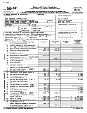 Fillable Online 990-PF - Gerber Foundation Fax Email Print - pdfFiller