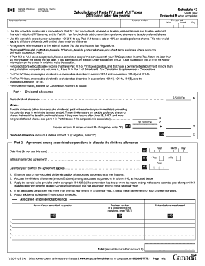 Fillable Online Schedule 43 Fax Email Print - pdfFiller