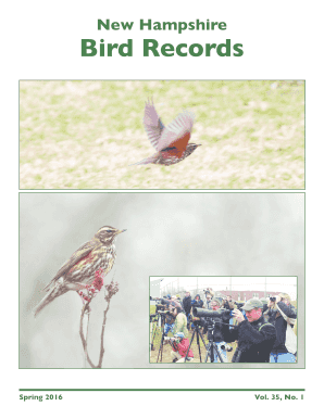 Fillable Online Bird Records Fax Email Print - pdfFiller