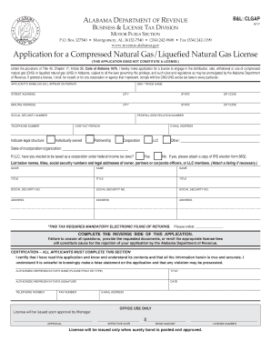 Fillable Online Application for a Compressed Natural Gas/Liquefied ...