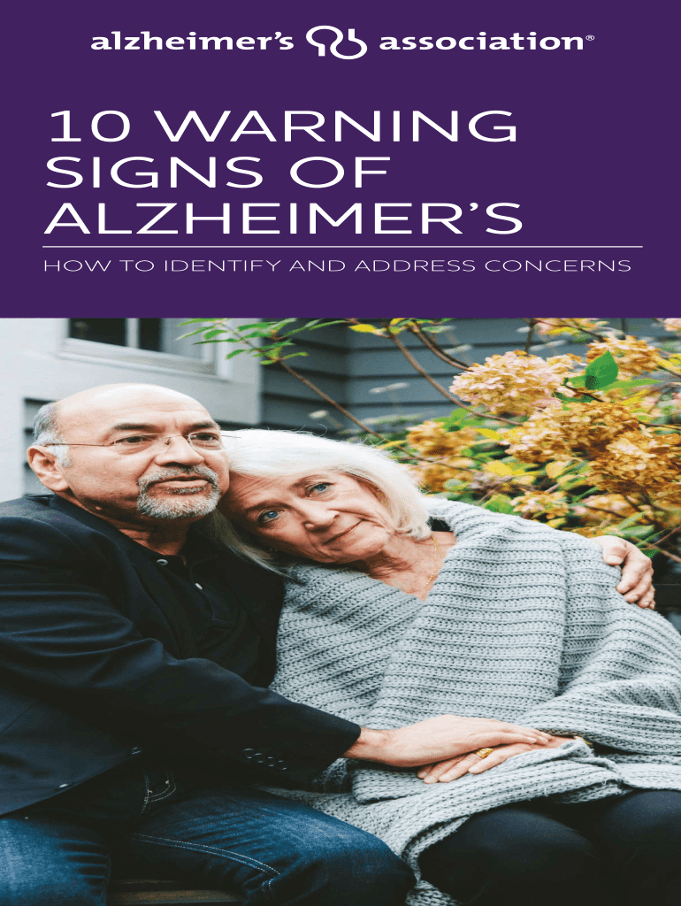 Alzheimers Warning Signs - Fill Online, Printable, Fillable, Blank ...