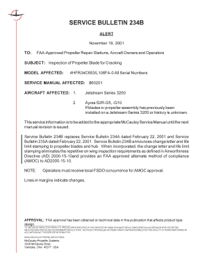 Fillable Online service bulletin - Cessna Support Fax Email Print ...