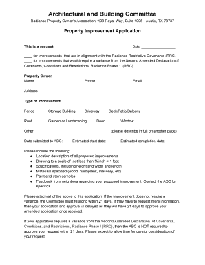 Fillable Online Architectural and Building Committee Fax Email Print ...