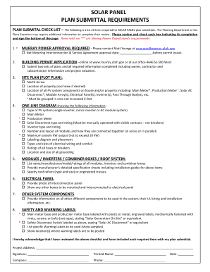 Fillable Online solar panel plan submittal requirements - Utah.gov Fax Email Print - pdfFiller