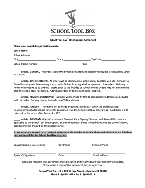 Fillable Online School Tool Box: School Shopping Made Simple, Supplies ...