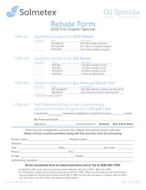 Fillable Online solmetex amalgam separator rebate Fax Email Print ...