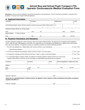 Fillable Online School Bus and School Pupil Transport (7D) Operator ...