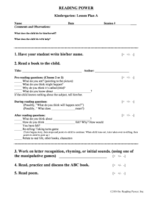 67+ Free Editable Kindergarten Lesson Plan Templates in MS Word [DOC ...