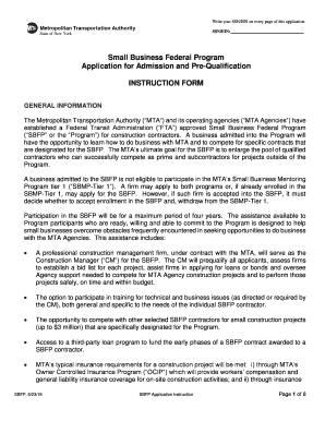 Fillable Online The Metropolitan Transportation Authority (MTA) and its ...
