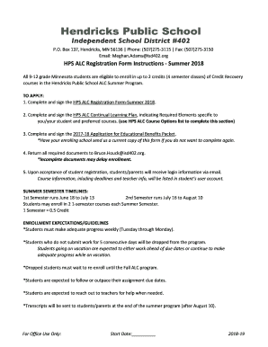 Fillable Online HPS ALC Registration-CLP Forms-Summer 2018-.xlsx Fax ...