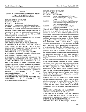 Fillable Online PURPOSE AND EFFECT: The purpose and effect of this rule ...