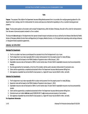 Fillable Online 170 94 37 Uniform fire department insurance Billing ...