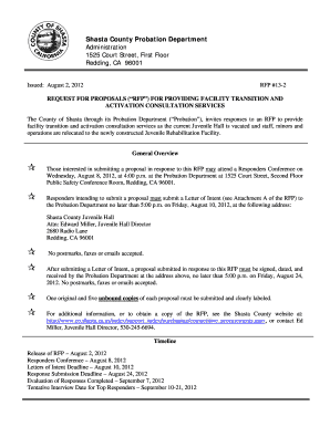 Fillable Online RFP Announcement JH Transition.docx Fax Email Print ...