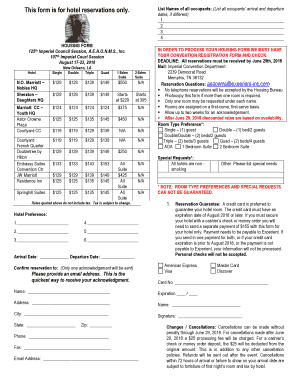Fillable Online 2018 Annual Imperial Convention Registration Form ...
