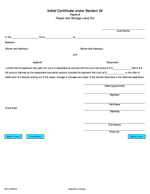 Repair And Storage Liens Act Forms - Fill Online, Printable, Fillable ...