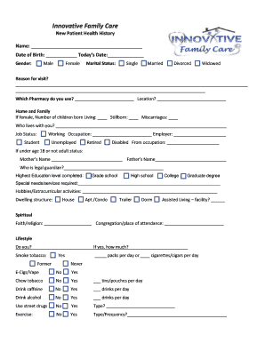 Fillable Online Innovative Family Care Fax Email Print - pdfFiller