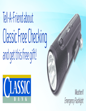 Fillable Online Classic Free Checking Fax Email Print - pdfFiller