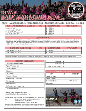 Fillable Online DIVAS HALF MARATHON & 5K Fax Email Print - pdfFiller