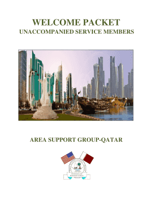 Fillable Online welcome packet - US Army Central Fax Email Print ...