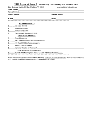 Fillable Online Membership Donation form.doc Fax Email Print - pdfFiller