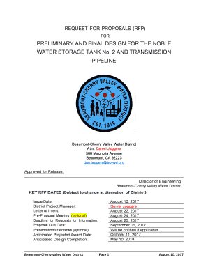 Fillable Online PRELIMINARY AND FINAL DESIGN FOR THE NOBLE WATER ...