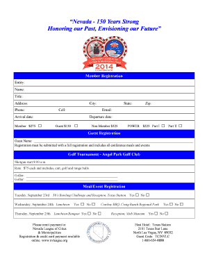 Fillable Online Member $275 Fax Email Print - pdfFiller