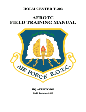Fillable Online HQ AFROTC/DO Fax Email Print - pdfFiller
