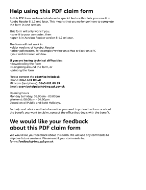 Fillable Online Form BR19 - State Pension Forecast Fax Email Print ...