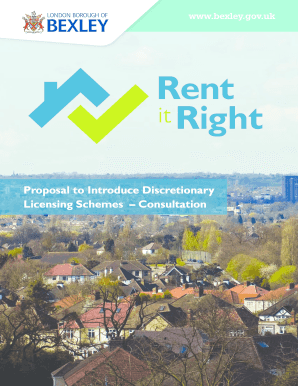 Fillable Online bexley-is-bonkers co Rent it Right Proposal to ...