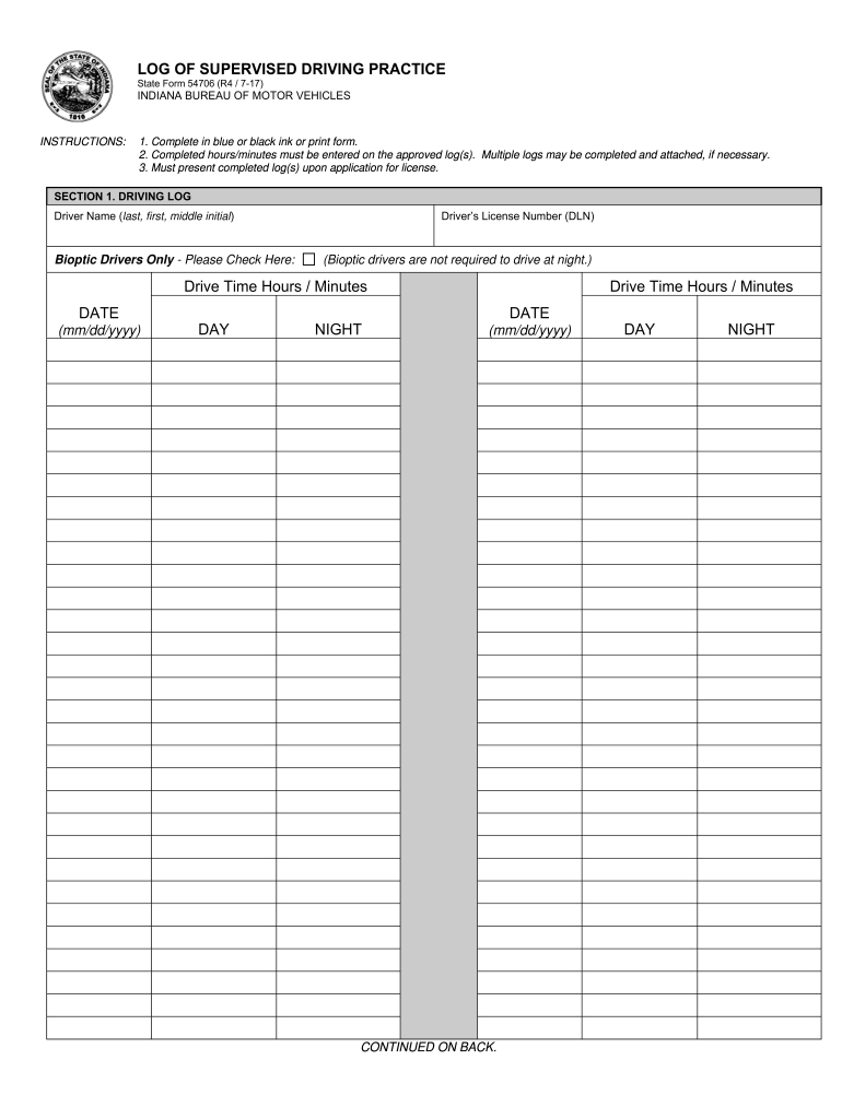 2017 2024 IN State Form 54706 Fill Online Printable Fillable Blank 