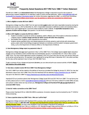 Fillable Online 1098 t montgomery college Fax Email Print - pdfFiller