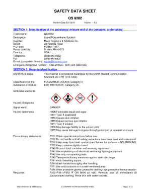 Fillable Online QS 9282 Fax Email Print - pdfFiller