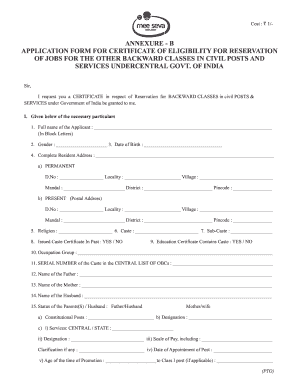 Fillable Online 12 - OBC Application Form Fax Email Print - pdfFiller