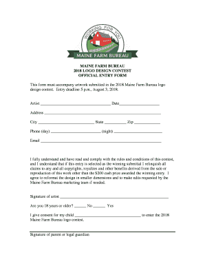 Fillable Online logo contest form Fax Email Print - pdfFiller