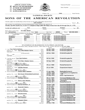 Fillable Online New SAR Application - Ken Graham's Web Page Fax Email ...