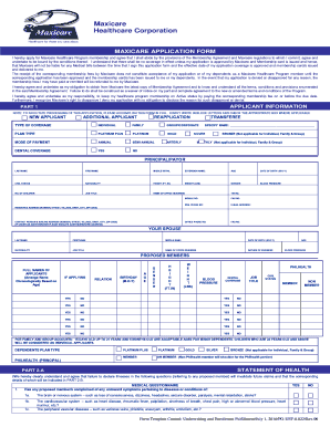 Maxicare Application Form - Fill Online, Printable, Fillable, Blank ...