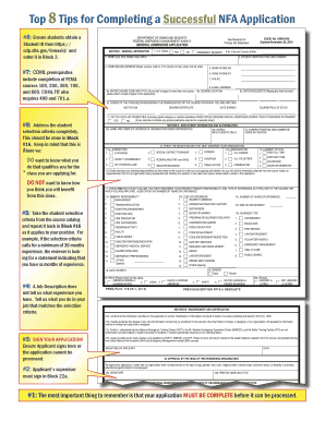 Fillable Online Top 8 Tips for Completing a Successful NFA Application ...