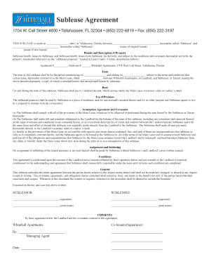 Fillable Online Simple Sublease Agreement (with Sample Template) Flip ...
