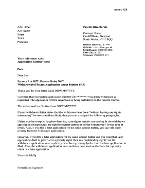 Withdrawal Confirmation Letter - Fill Online, Printable, Fillable ...