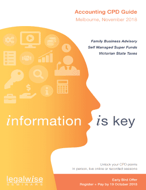 Fillable Online Accounting CPD Guide - Legalwise Seminars Fax Email ...