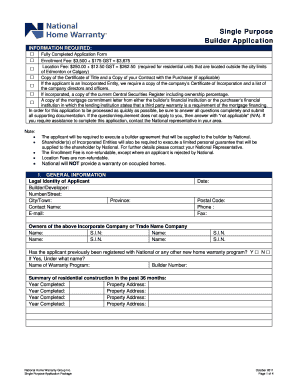 Fillable Online National Home Warranty Fax Email Print - pdfFiller